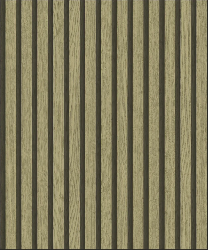 Afra Stripe Wallpaper by Wow - Modern in Beige with Charcoal - Houston ...
