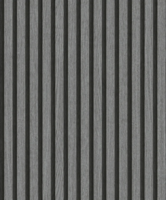 Afra Stripe Wallpaper by Wow - Modern in Charcoal with Light Gray ...