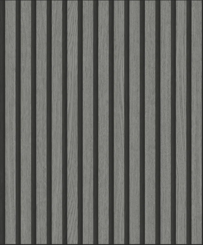 Afra Stripe Wallpaper by Wow - Modern in Charcoal with Light Gray ...