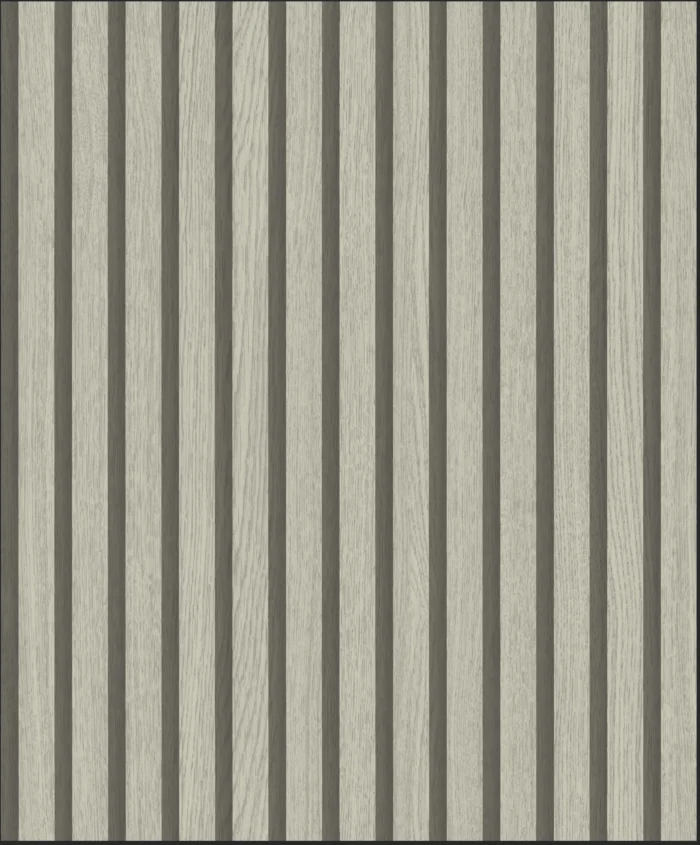 Afra Stripe Wallpaper by Wow - Modern in Light Gray with Charcoal ...
