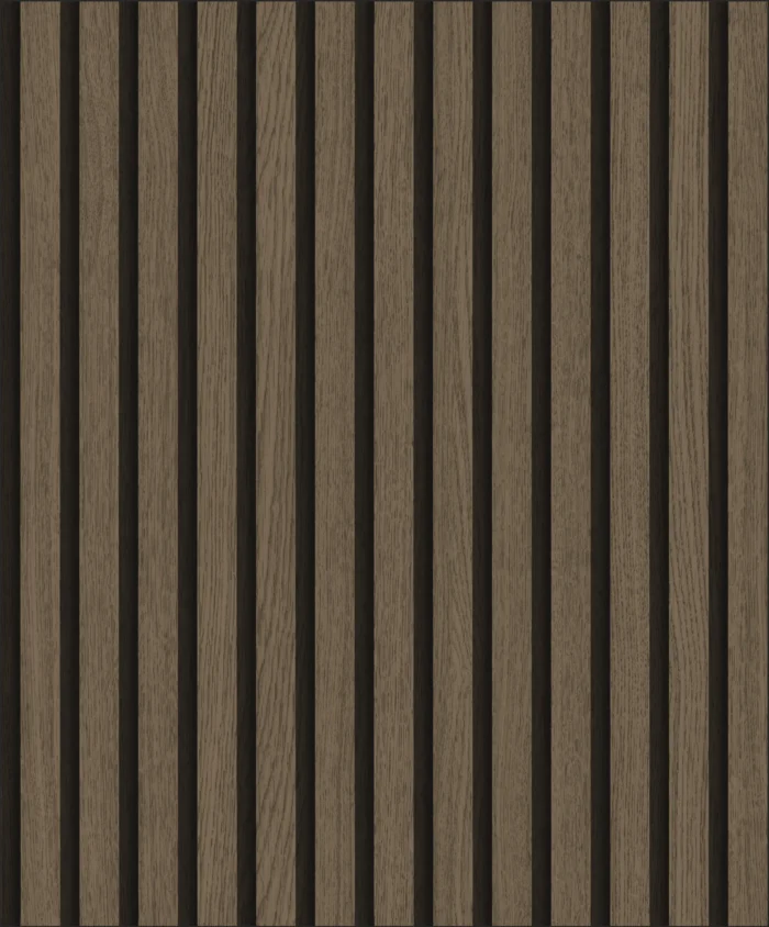 Afra Stripe Wallpaper by Wow - Modern in Walnut with Charcoal - Houston ...